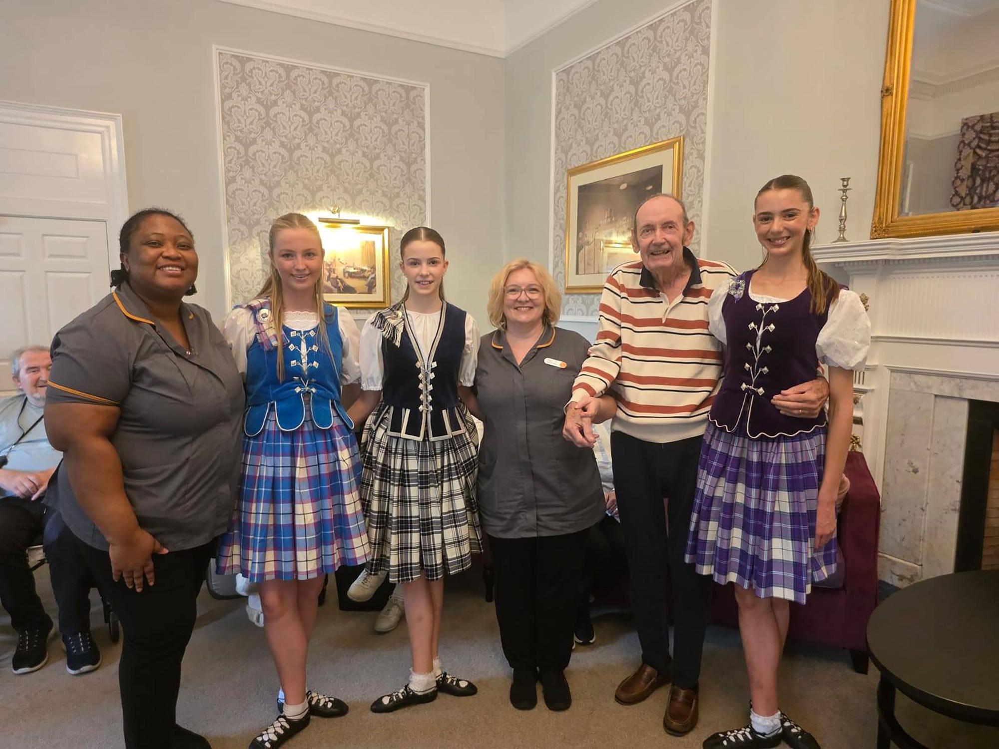 Highland dancing brings joy to residents at Murrayfield House Care Home ...