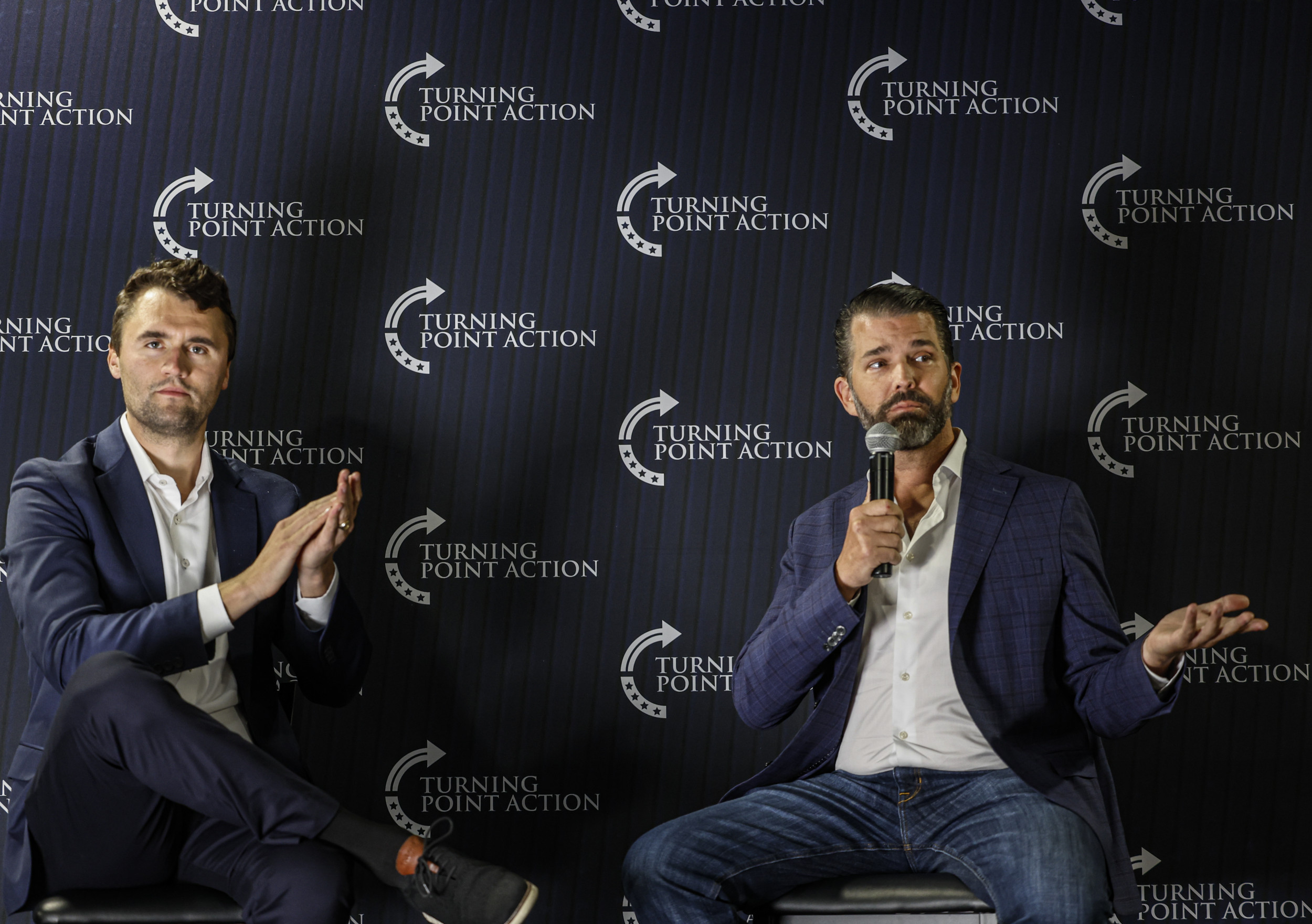 Donald Trump Jr reacts to 'little brother' Charlie Kirk's assassination