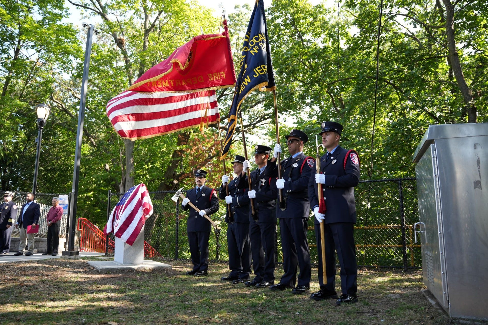 Passaic remembers fallen firefighters with new monument, dedication