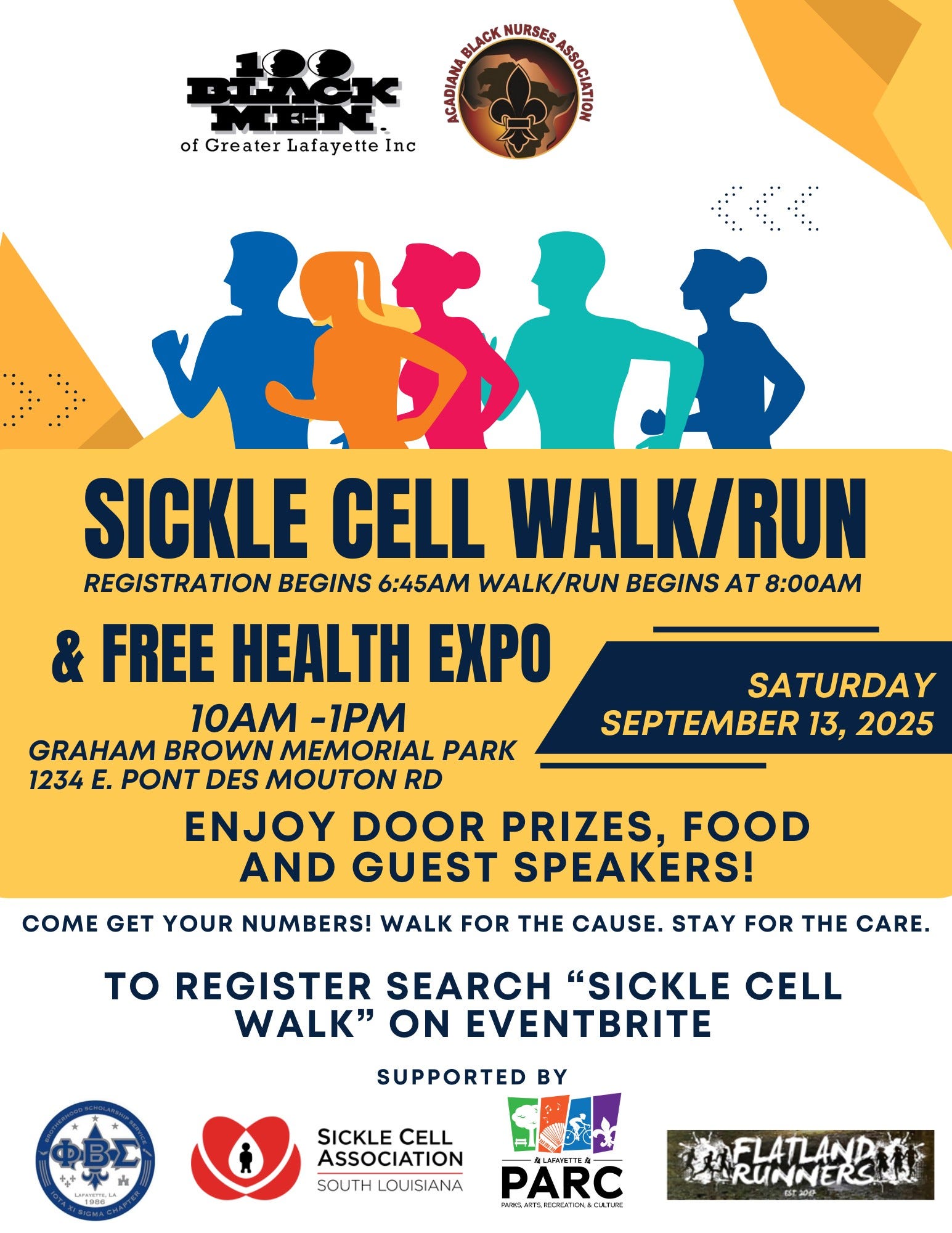 Step Up for Sickle Cell: Lafayette Walk/Run & Health Expo set for Sept. 13