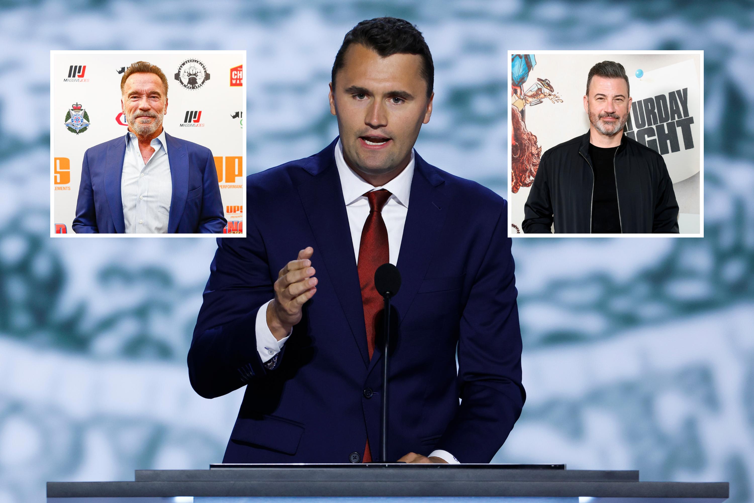 Celebrities react to Charlie Kirk death