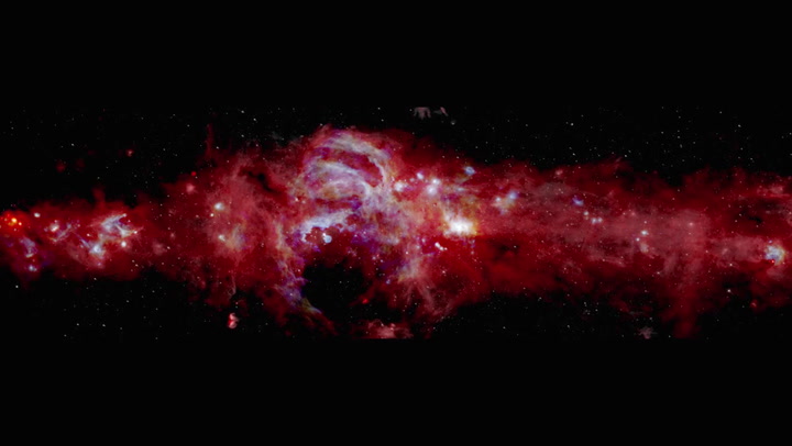 NASA's flying telescope captures stunning images of the Milky Way's core