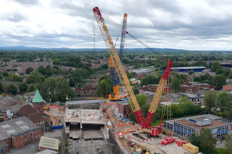 What next for huge £20m railway bridge project in Stockport as new ...