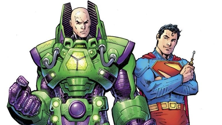 Imagem do set de Man of Tomorrow revela Lex Luthor com armadura ...