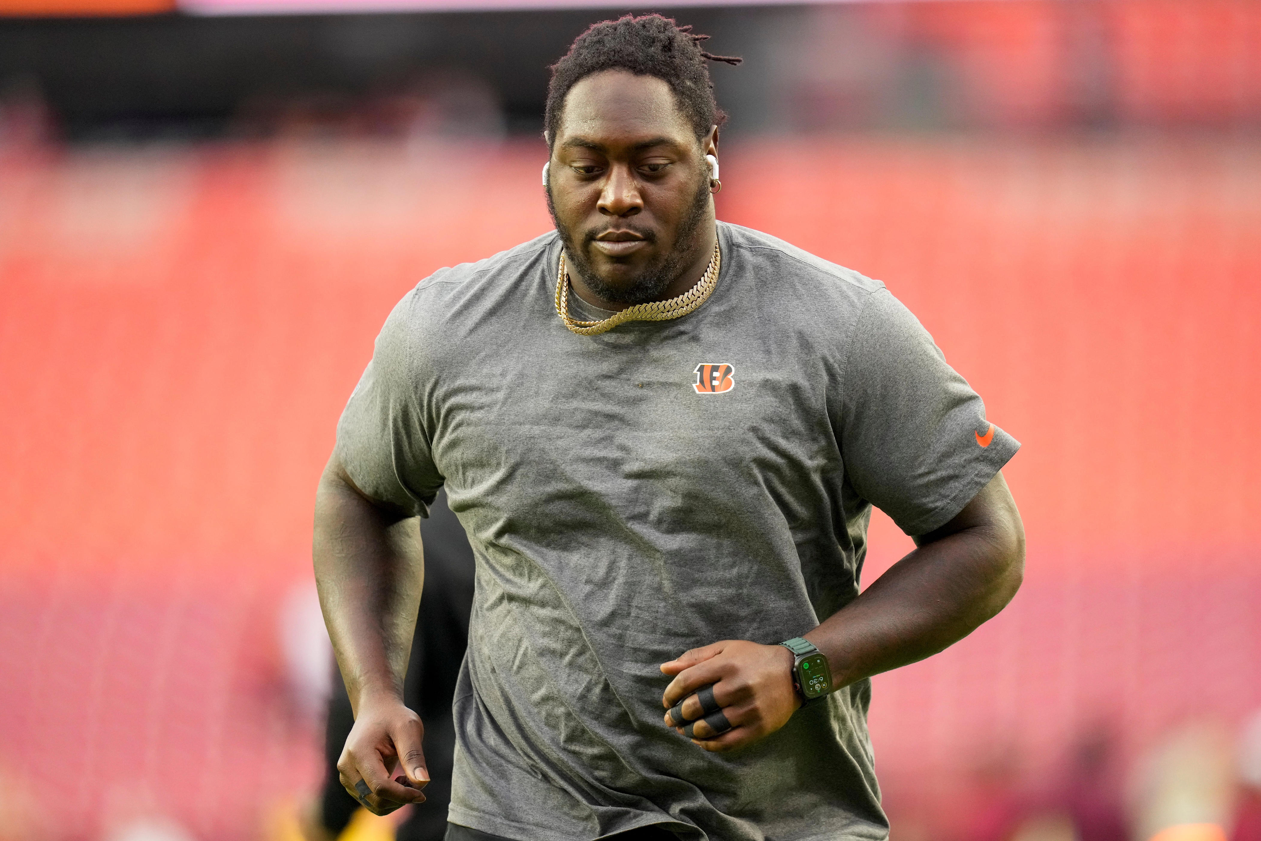 Bengals' Amarius Mims pops up on injury report ahead of Week 2