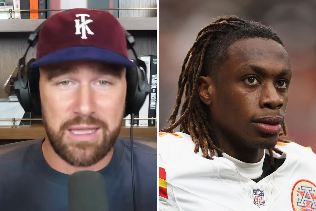 Travis Kelce takes blame for injuring teammate in on-field collision ...