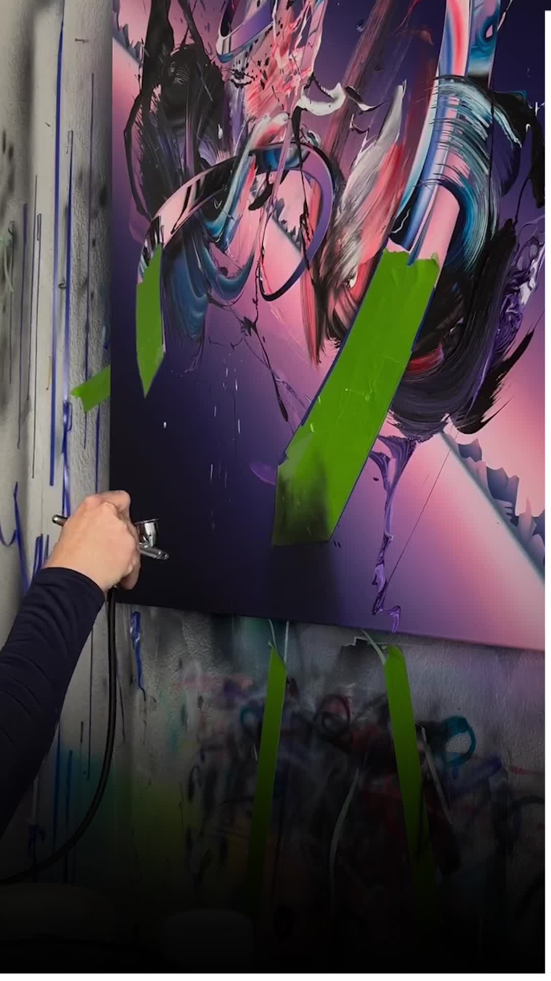 Artistic intuition in motion: Speedrunning abstract art with Nick Bultman