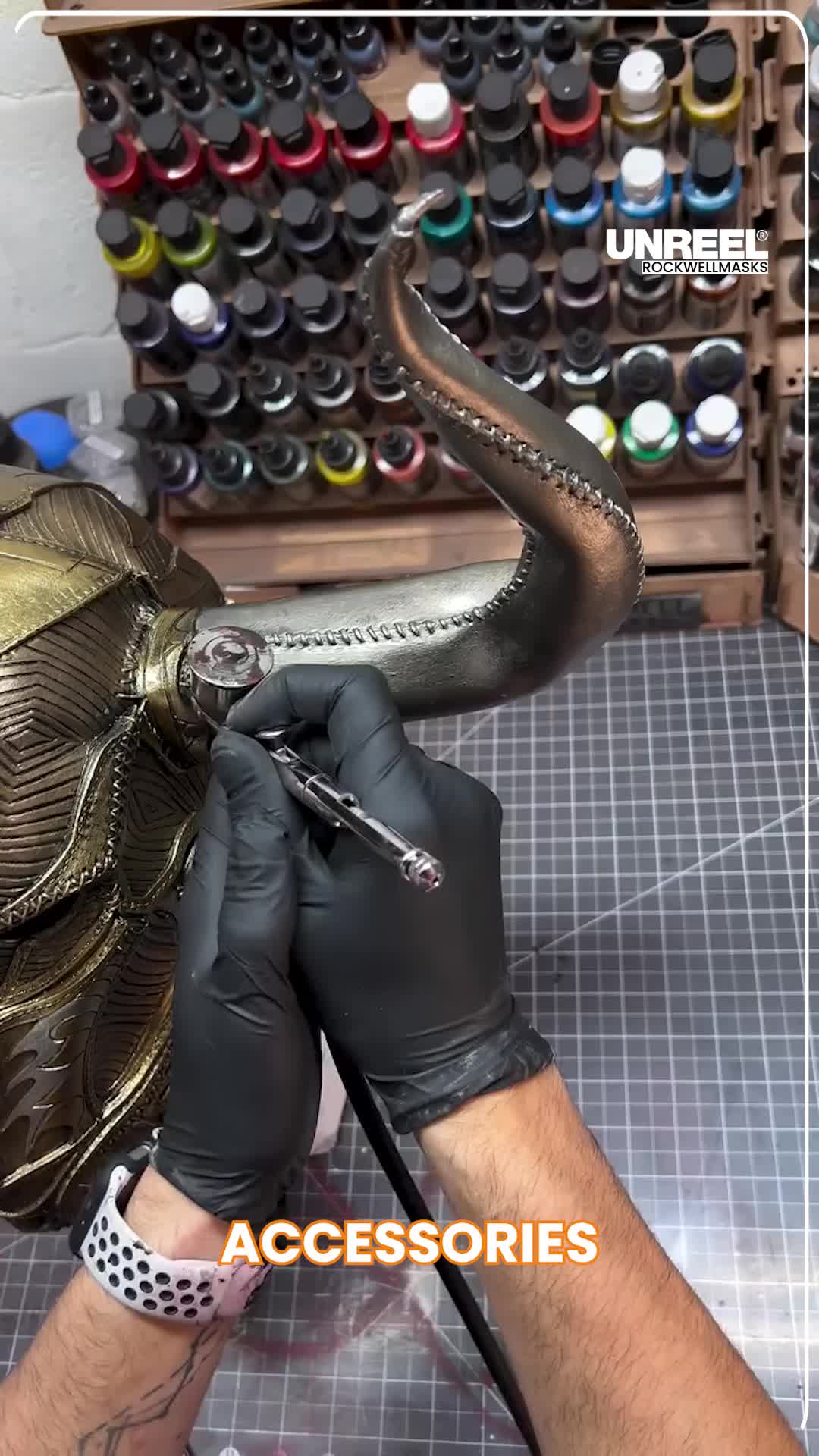 Unveiling the artistry: Crafting legendary leather armor at Rockwell Masks