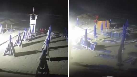 Violenta tromba d'aria in Salento: in pochi secondi il vento distrugge ...