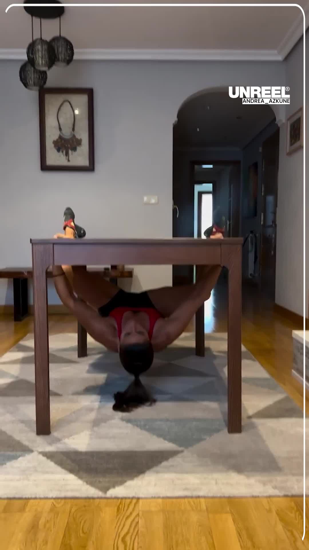 Andrea Azkune's incredible living room fitness challenge: mastering ...