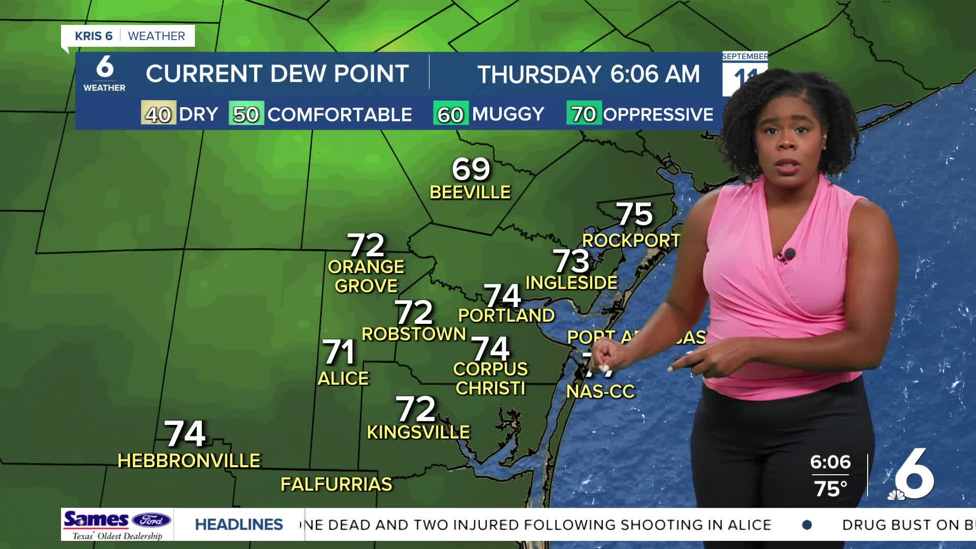 THURSDAY FORECAST: More humidity and better rain chances
