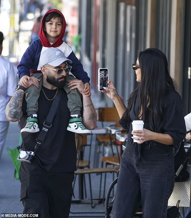 Googlebox's Sarah Marie Fahd flaunts her figure as she steps out with ...