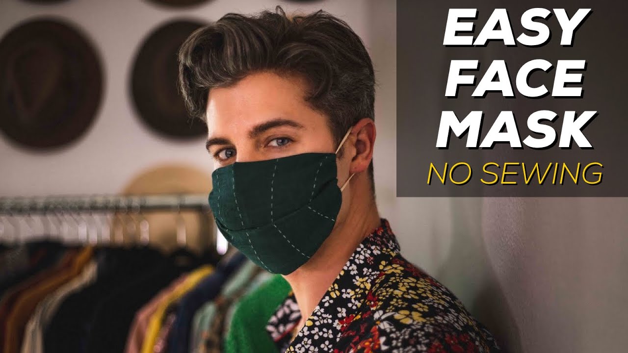 DIY No-Sew Face Mask Tutorial | Easy, Fast & Stylish
