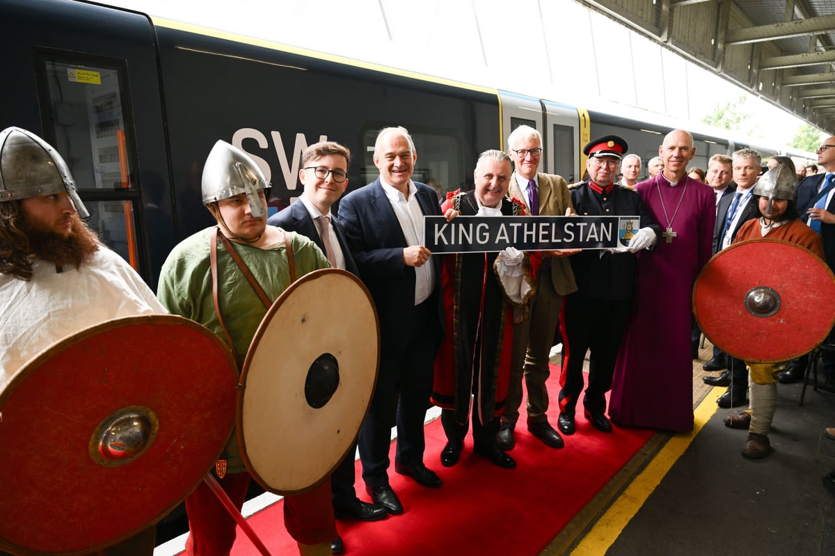 Train named after King Athelstan to mark 1,100 years since coronation ...