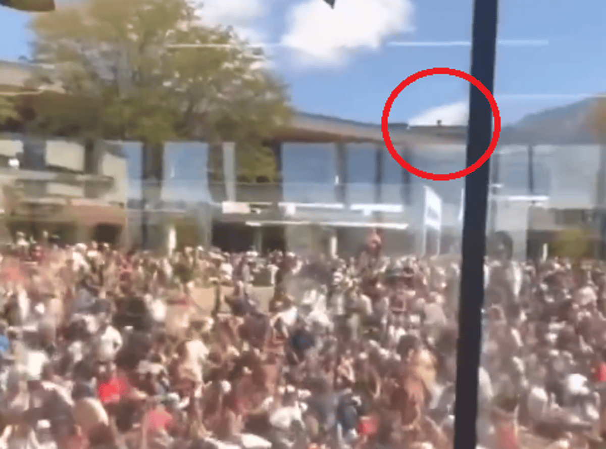 Is this Charlie Kirk's killer? Video shows figure lurking on rooftop as ...
