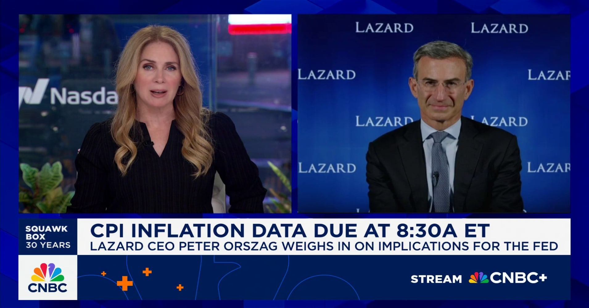 Lazard CEO Peter Orszag: Expect some upward pressure on core inflation ...