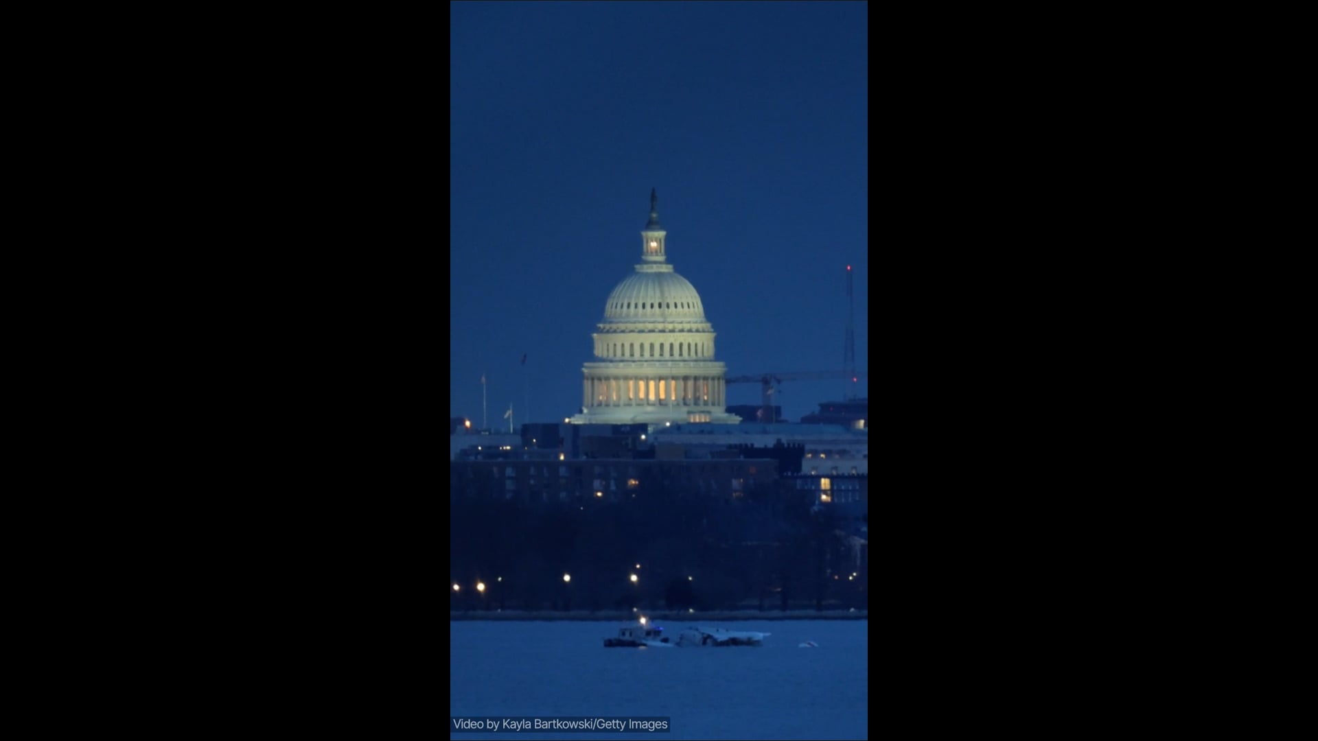 Aftermath of Potomac Air Collision: Footage of Heroic Recovery Efforts.