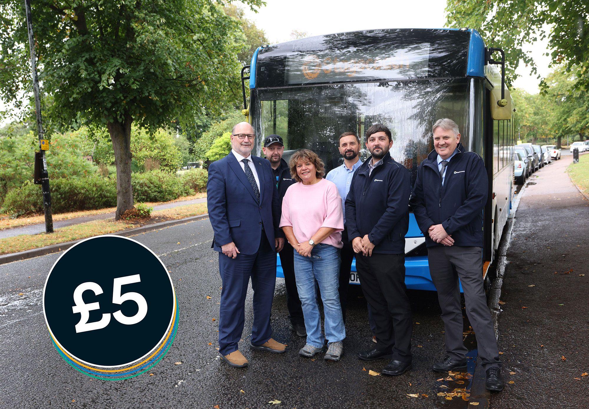 Bus operator offers special discount price for travel in Bedford