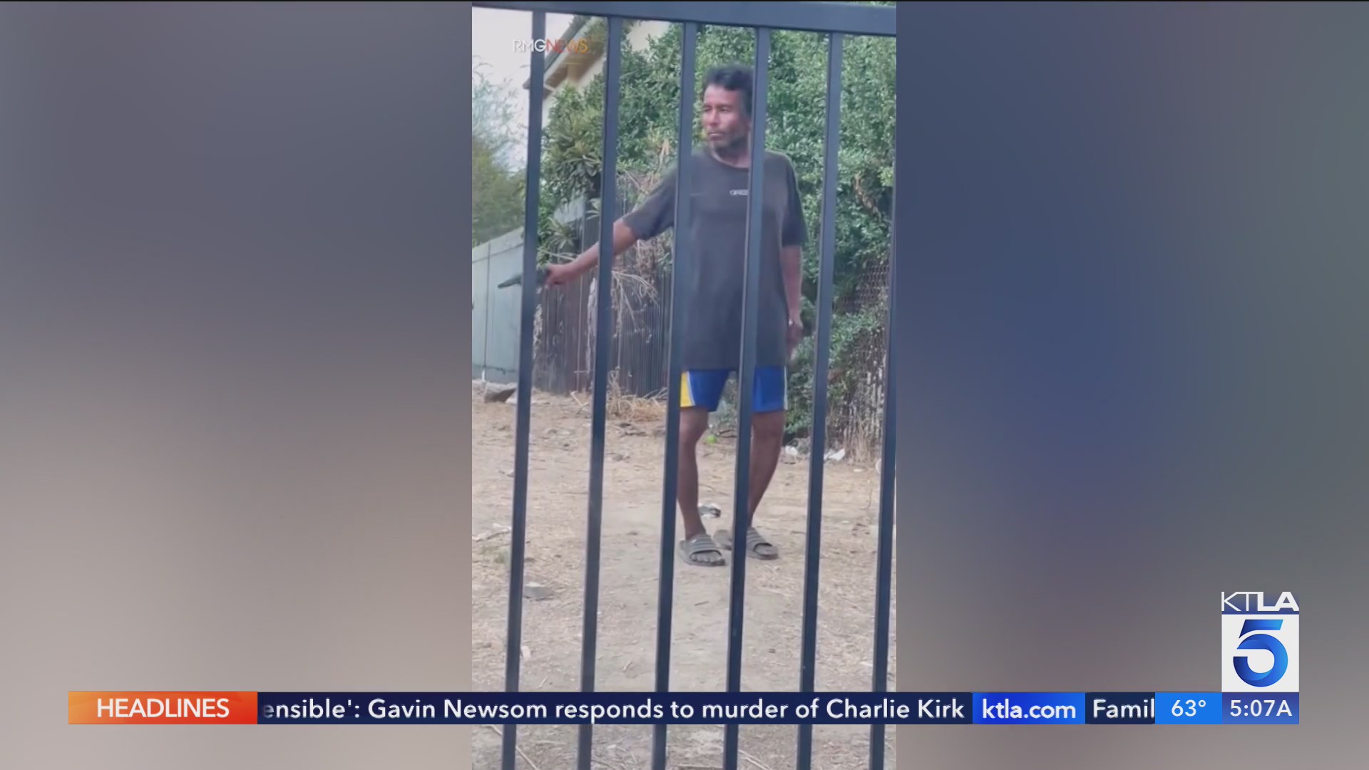 Video shows man waving gun before deadly L.A. police shooting