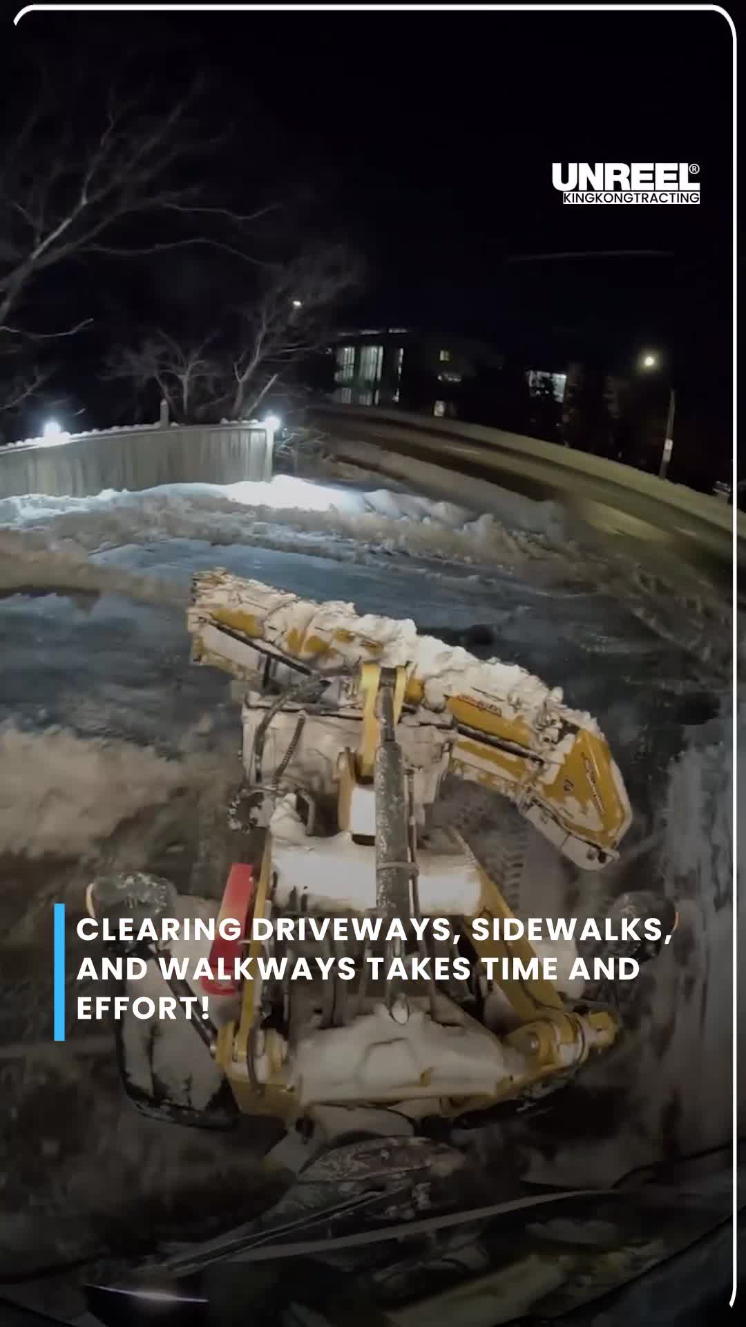 Watch a snow plow operator master the art of efficient snow removal in ...