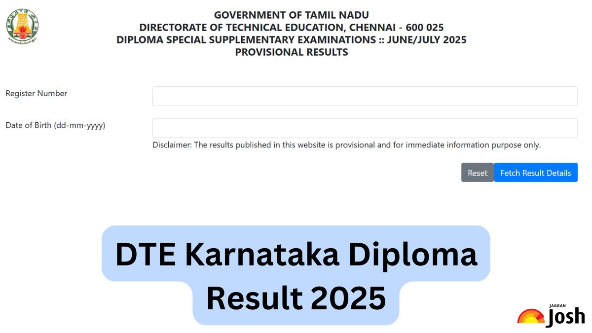 DTE Karnataka Diploma Result 2025 OUT; Direct Link to Download BTELinx ...