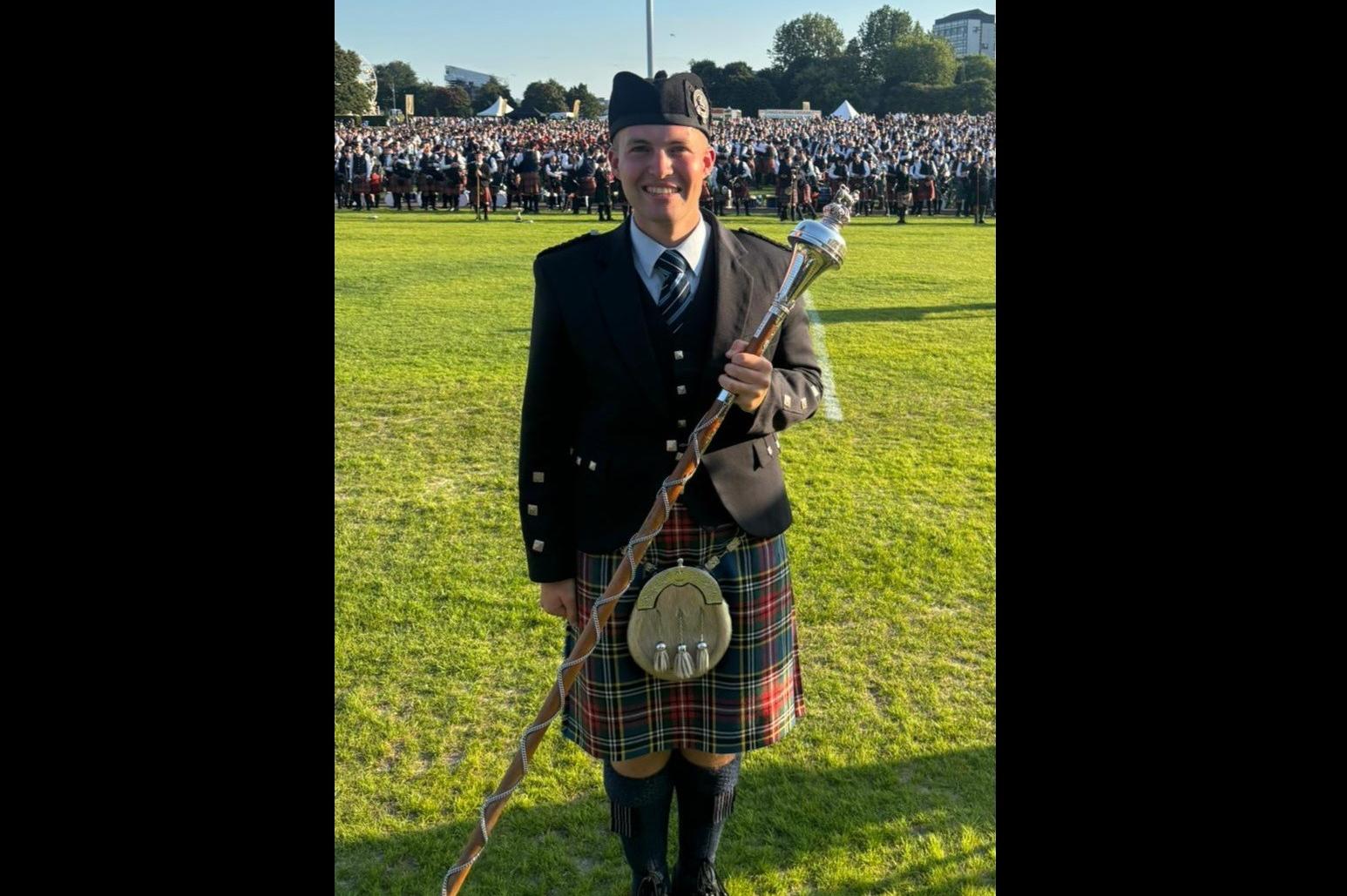 Richhill man Jamie Cupples (22) named Adult Drum Major World Champion