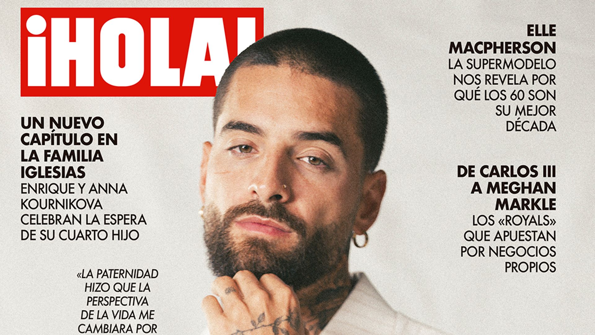 En ¡HOLA!, el arte de ser Maluma, el lado más real de Juan Luis