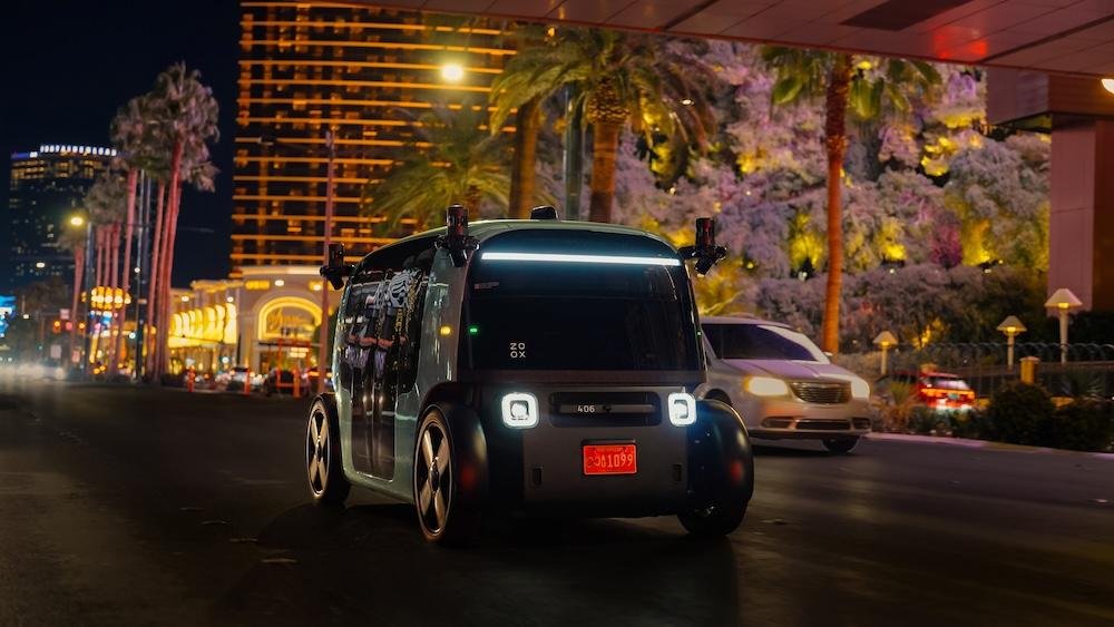 Amazon’s Zoox robotaxi launches in Las Vegas