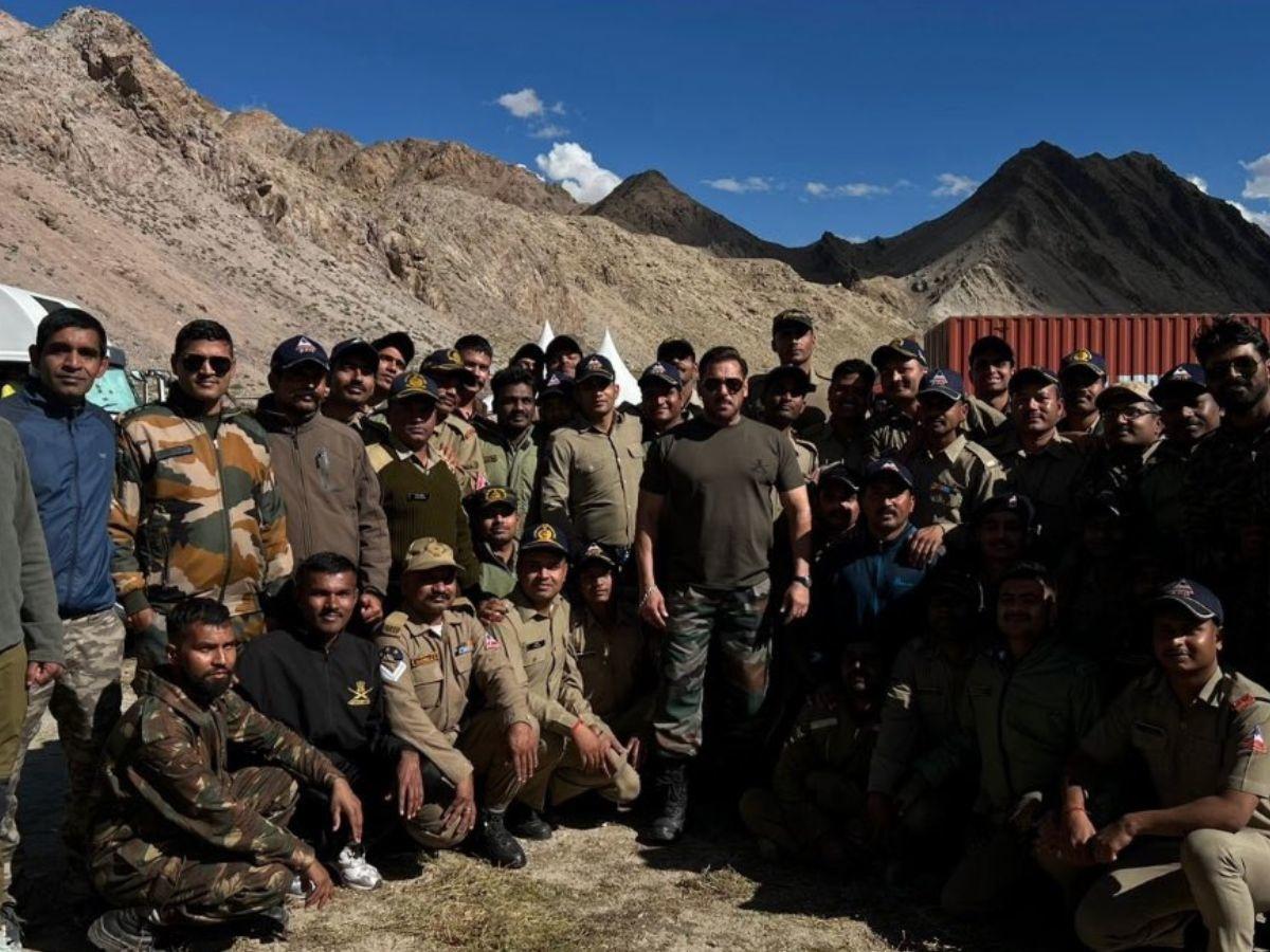 Fans Love Salman Khan's Look As Pic From 'Battle Of Galwan' Set Goes ...