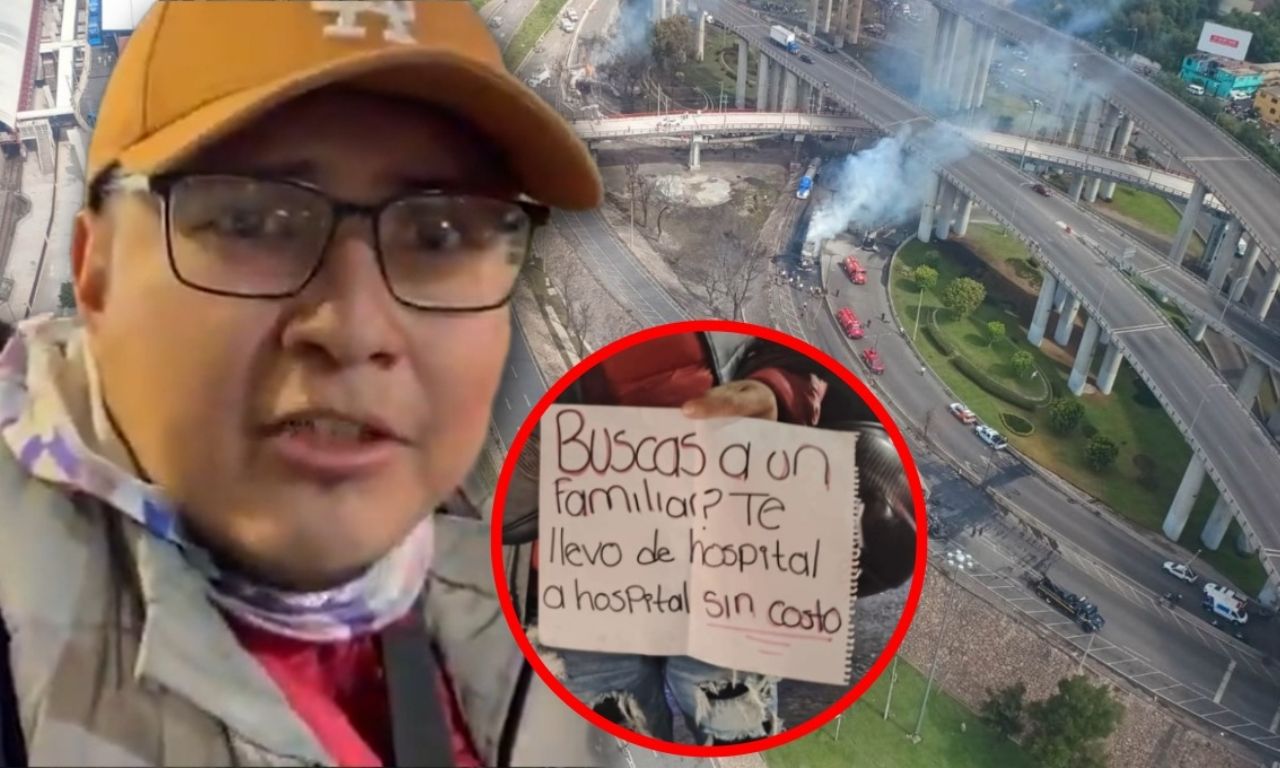 Edson Martínez, el héroe en moto que trasladó a familiares de víctimas ...