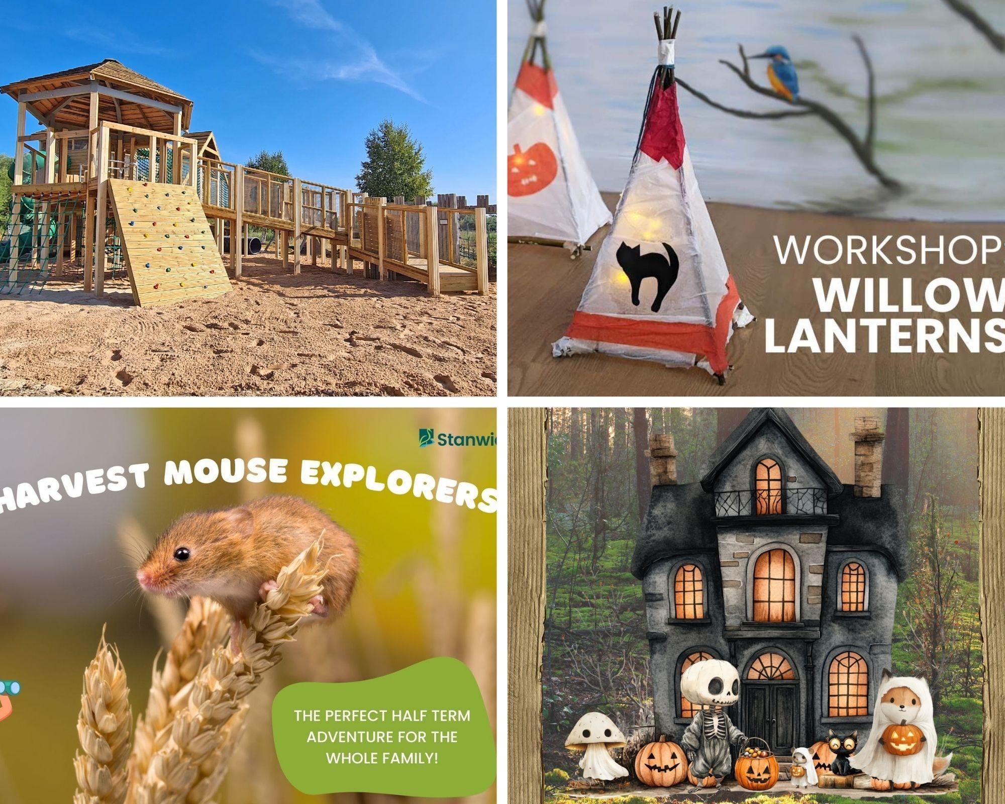 What's on at Stanwick Lakes during half-term including spooky family fun