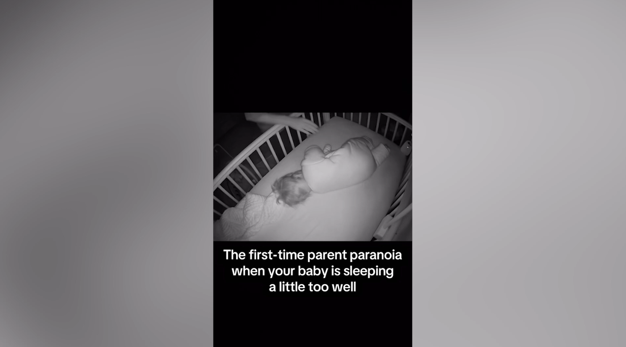 Baby Cam Shows Mom Checking In At Night—Then Paranoia Sets In