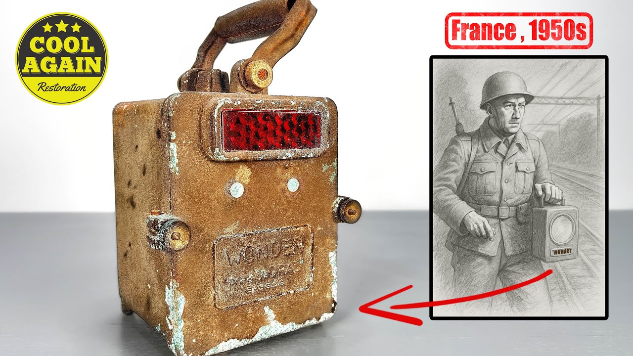 I brought a dusty French wonder lamp back to life!