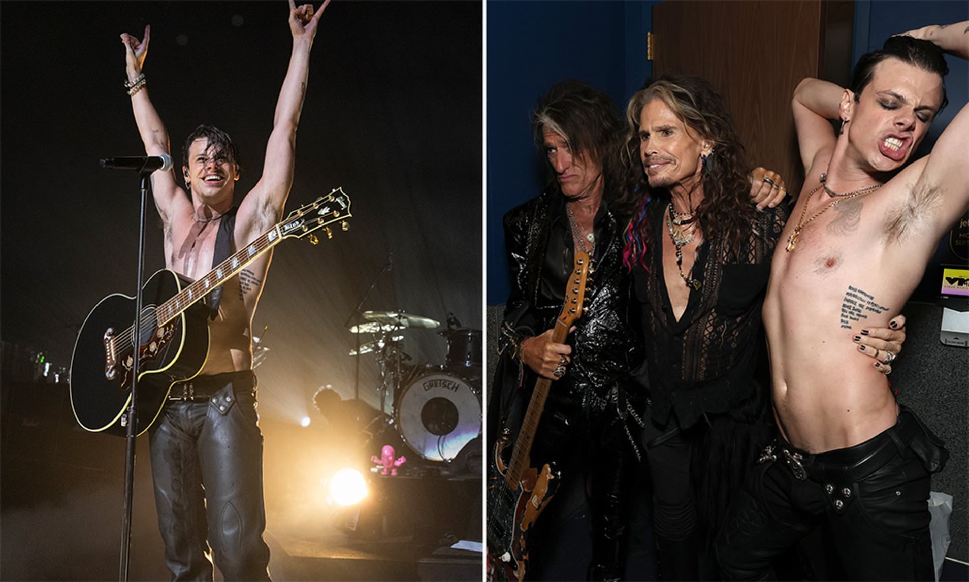 Yungblud returns to the stage after sparking concern with his bizarre ...