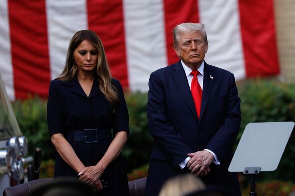 Donald Trump in 'very emotional' state beside Melania Trump at 9/11 ...
