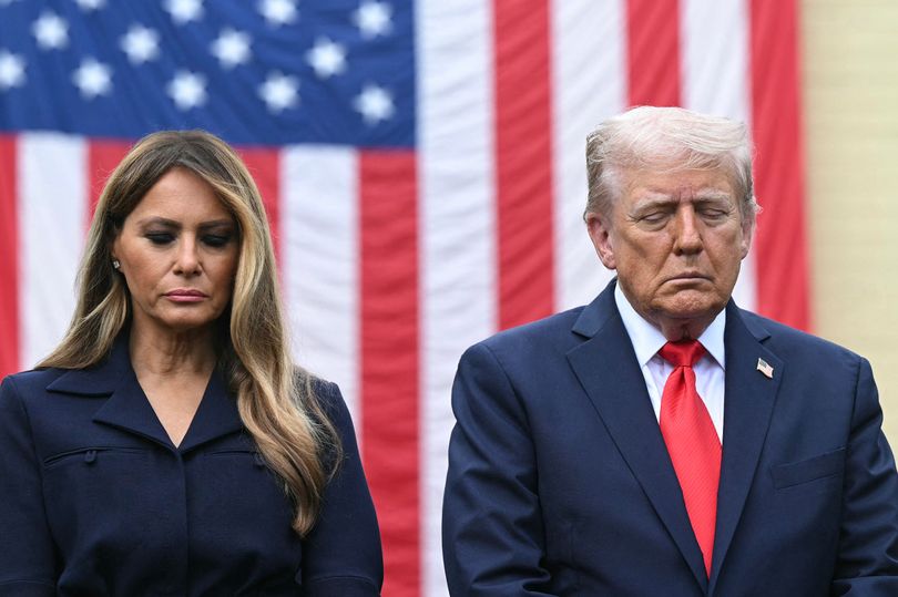 Trump sparks health fears at 9/11 event as one side of face 'completely ...