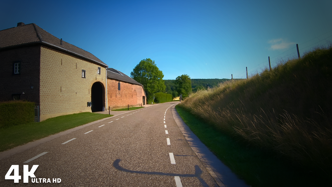 Scenic Drive Across South Limburg – Dutch Mountains, Netherlands (4K)
