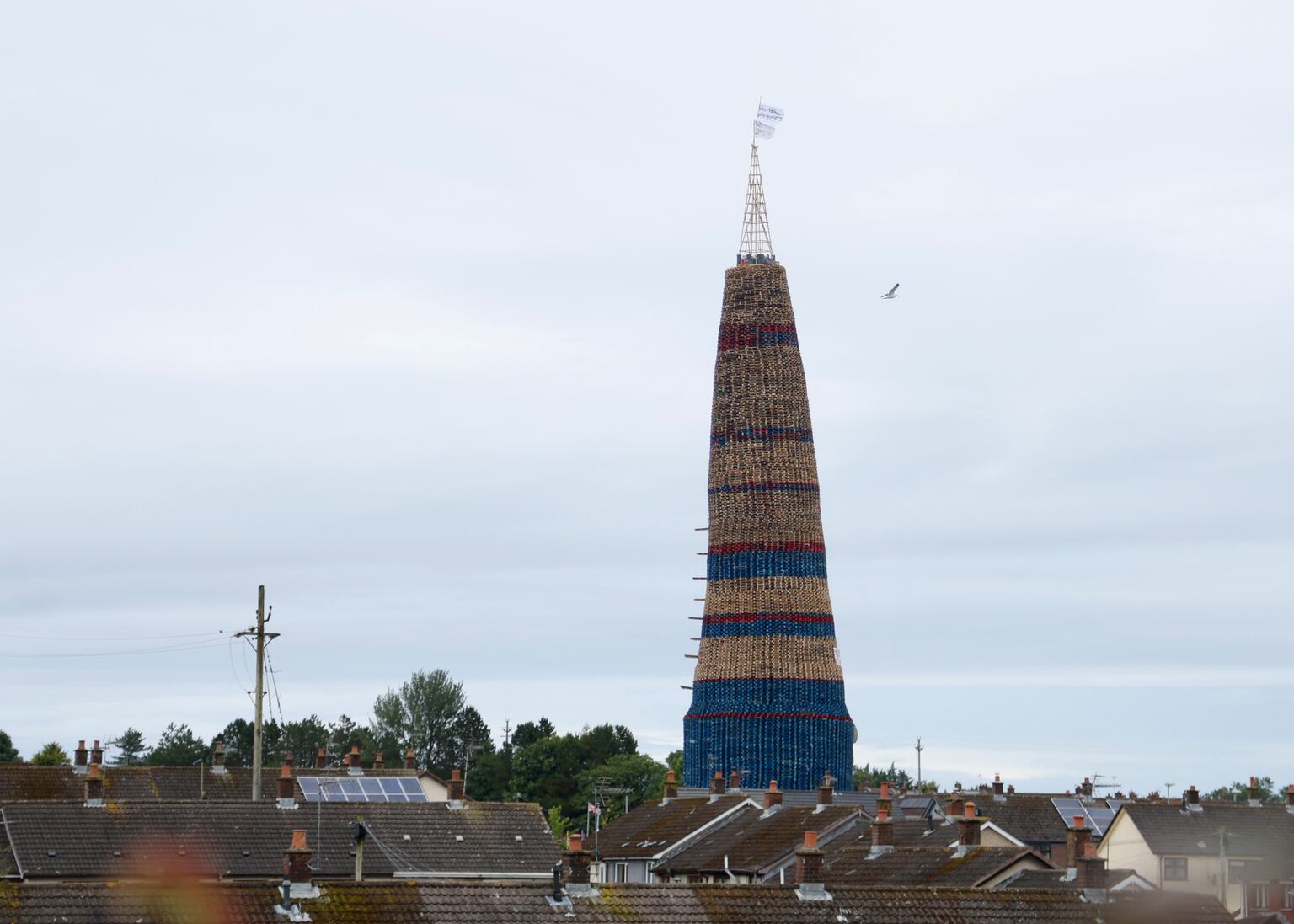 Asbestos discovered in remains of Co Antrim Eleventh Night bonfire