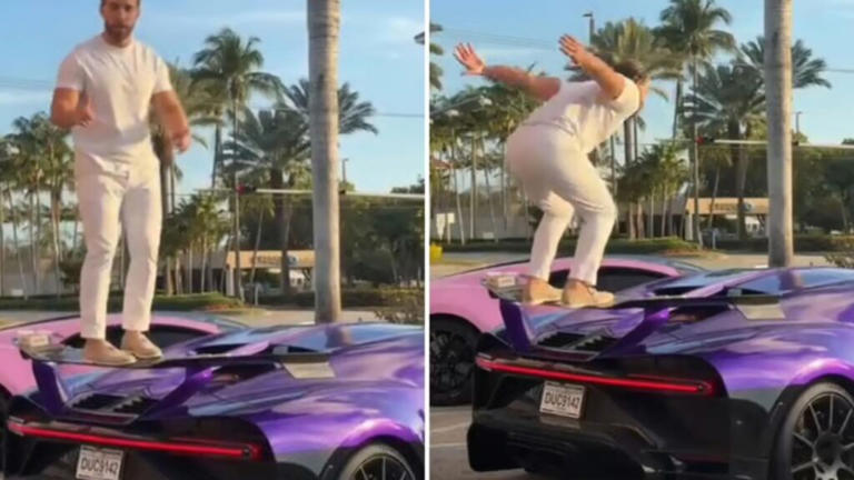 Sitting On Bugatti Punched