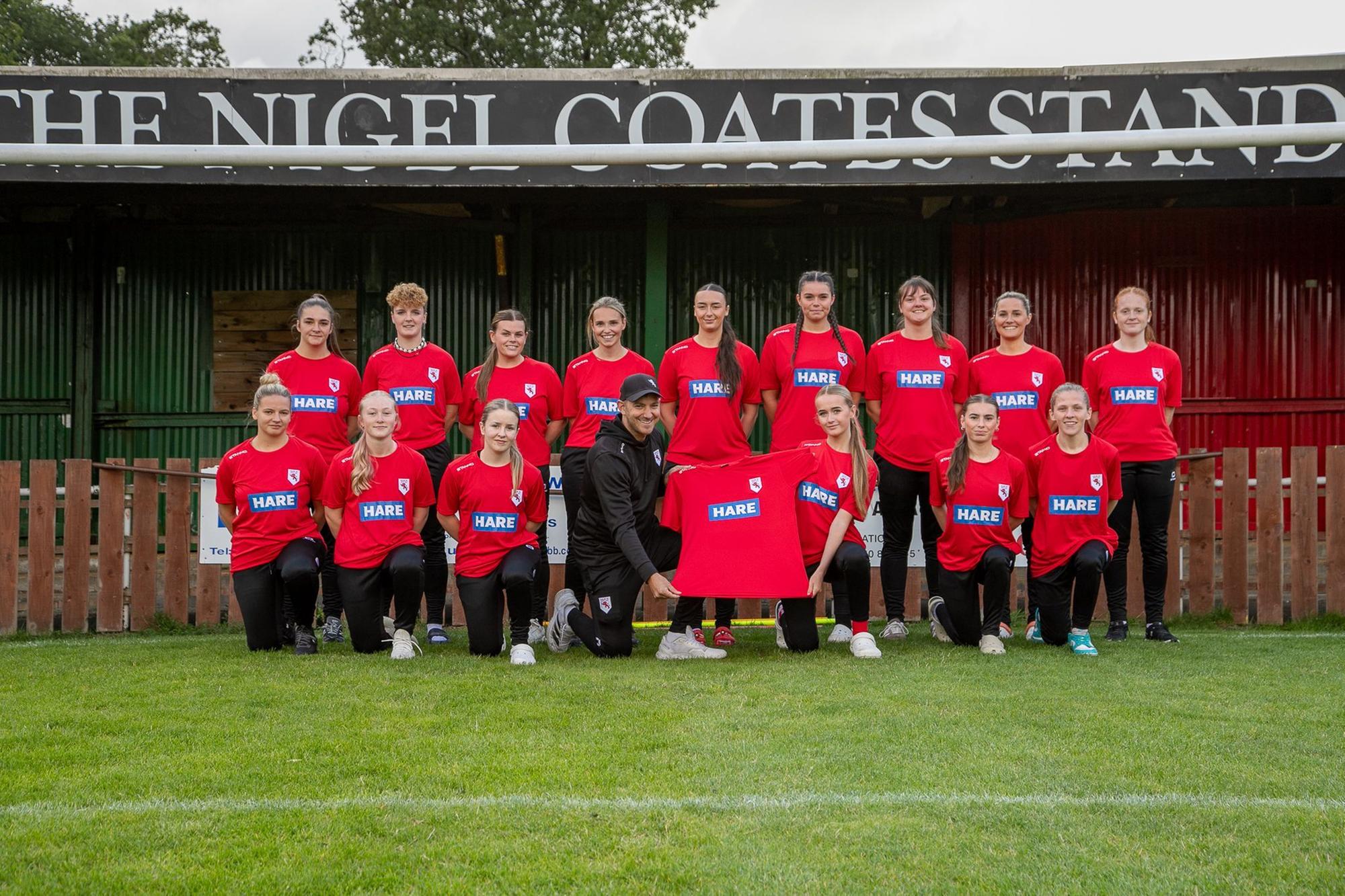 William Hare announces sponsorship of Colne Ladies