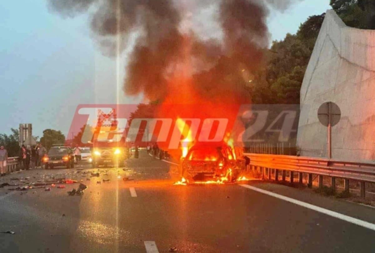 Τροχαίο δυστύχημα στην Αθηνών-Πατρών: Νεκρός οδηγός που απανθρακώθηκε ...