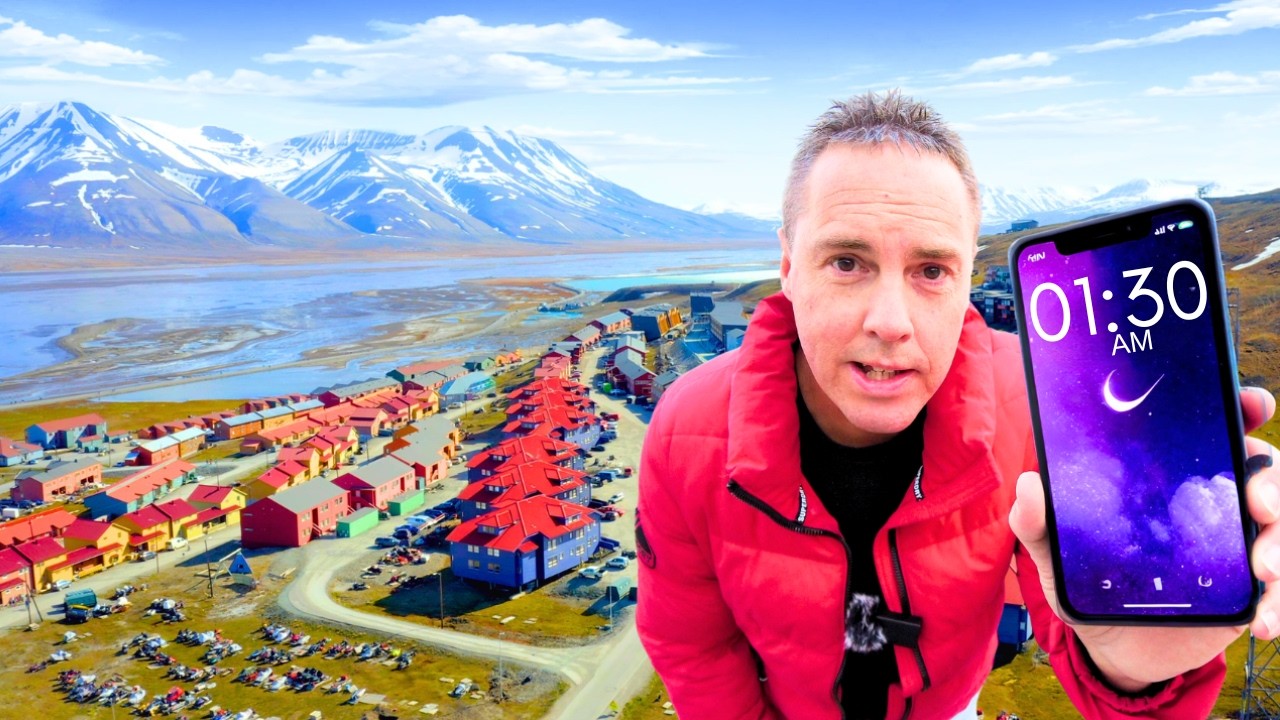 I visit the town where the sun doesn’t set!