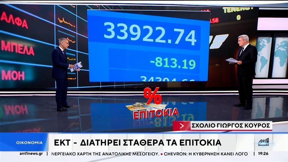 ΕΚΤ: Αμετάβλητα ξανά τα επιτόκια