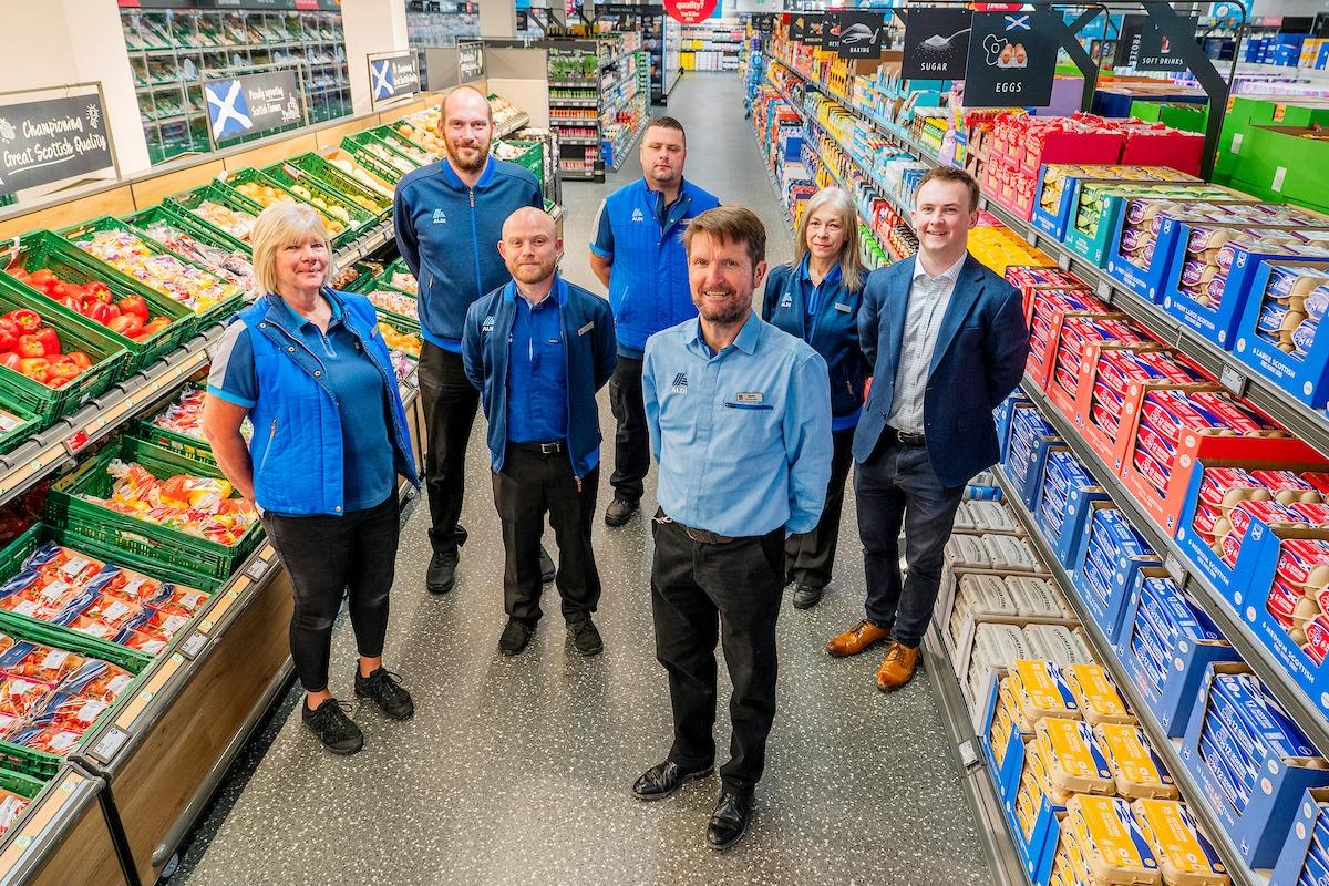 Refurbished and extended Aldi store reopens in Galashiels