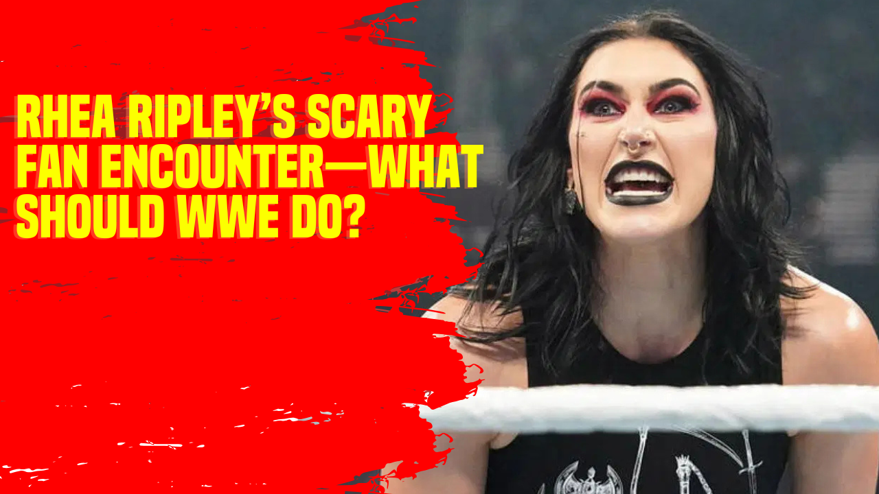 Rhea Ripley’s scary fan encounter—what should WWE do #RheaRipley #WWE # ...