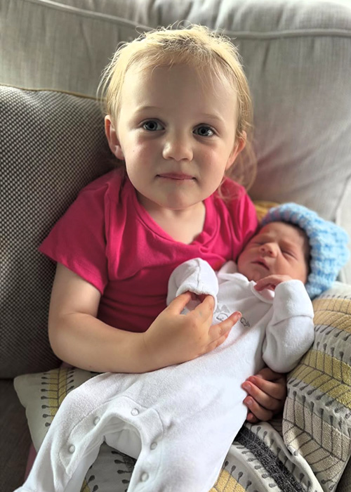 Antrim hurler Neil McManus and wife Aileen welcome second child with ...