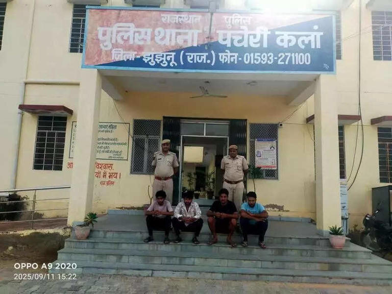 Jhunjhunu police crack blind murder case in 48 hours, arrest four