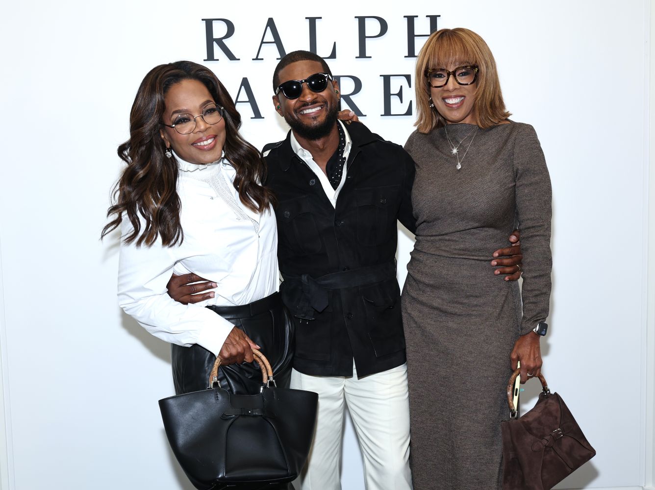Usher, Oprah, Gayle King, And More Dazzle At Ralph Lauren NYFW Show