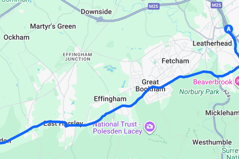Full Surrey A3 diversion routes including for M25 ahead of major ...