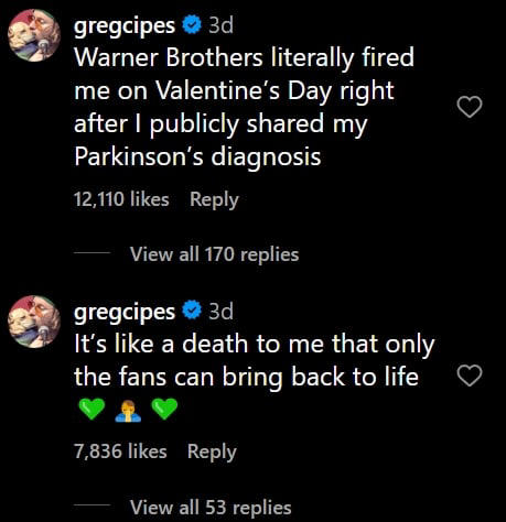 ‘Teen Titans Go!’ Voice Actor Greg Cipes Claims Warner Bros. Canned Him ...